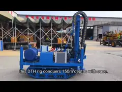China Steel Tracked Pneumatic Water Well Drilling Rig Imported Bermk Oil Pump for sale