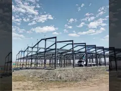 China Structural Prefabricated Metal Warehouse Construction Building Eco Friendly for sale