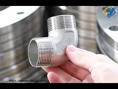 Stainless Steel Screwed Pipe Fittings Male Thread 90 degree Elbow BPST NPST