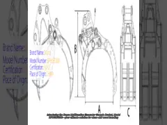 China Multifunction Excavator Grapple Bucket , Excavator Grabber For Stone / Wood for sale