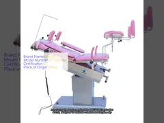 China Adjustable OB/GYN Examination Couch with Integrated Waste Pan - 180×60×80cm Size, 250kg Capacity for sale