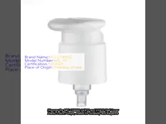 China OEM Half Cover Plastic Lotion Pump 24/410 22/410 with 0.5ML Discharge Rate for Cosmetic Bottles for sale