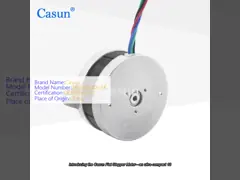China Casun Flat Stepper Motor 18.6mm Body 100mN.m 0.07Kg Lightweight Stepping Motor for Robotics for sale