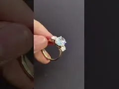 Diamond Rings | Blue and White Diamonds