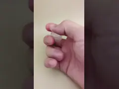 China Small Clear Round Ribbed Plastic Cap for Cosmetic Bottles for sale