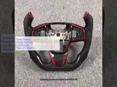 H-o-nda C-ivic, Ac-cord X-RV, Fit, and S-portage carbon fiber steering wheel