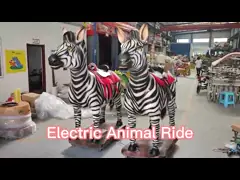 China Zoo Decoration Animatronic Animal Robotic Life Size Realistic  Animatronic Zebra for sale