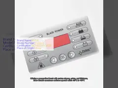 Aangepast dik grafisch overlay-toetsenbord voor alle touchscreen-apparaten Grootte aangepast