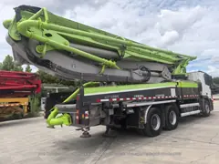 49m Second Hand Concrete Pump Truck Zoomlion 2019 ZLJ5350THBBE With Benz Chasis