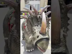 Electric Child Kiddie Dinosaur Rides with Light and Music in Shopping Mall and Park