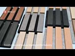China Premium Wood Slat Acoustic Panels for Effective Noise Management and Stylish Interiors for sale