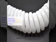 Flexible Water Plumbing Toilet Bidet Sprayer Connect Pipe For PU Telephone Line Style