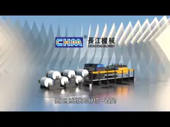 CHM-1400 L-Type Up And Low Paper Roll To Sheet Cutting Machine