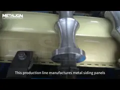 Efficient Roll Forming Machine for Galvanized Steel Siding with Oval Hole Punching