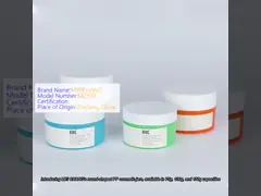 75g 100g 150g Round Shape MEI CHANG PP Cosmetic Jars with Customizable Color