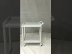 China Medical Plastic Utility Cart Disassemble Assemble Design Portable Supply Trolley for sale