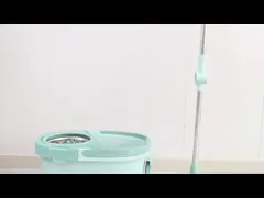 China Barrel Automatically Rotates Easy Wring Spin Mop And Bucket 360 Rotating For House Cleaning for sale