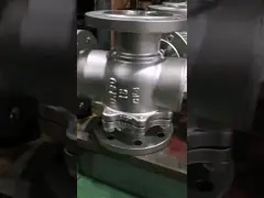 China 3-way ball valve L-port Flanged  with and High Pressure Rating for Heavy Duty Applications with ISO5211 TOP and PN16 Pressure Rating for sale