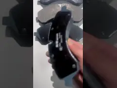 Rear brake pads for Yutong T7 bus