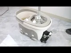 China Easy Cleaning Hand Press Swivel Mop And Bucket Microfiber Magic Mop With Bucket for sale