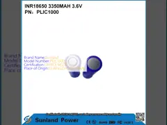 China INR18650 3350MAH 3.6V BATTERY for sale