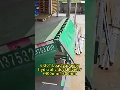 Rampa de Nivelamento de Docas para Carga e Descarga de Contêineres Móveis ASTM - Sistema Mecânico