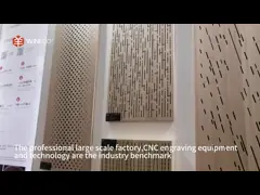 Eco-Friendly And High NRC Aluminum Perforated Acoustic Panel For Rooms