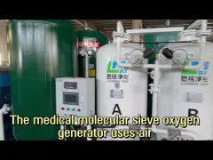China 99.5% Purity Oxygen Production Plant with 1-100 Nm³/h Flow Rate and 1-5 MPa Adjustable Pressure for sale