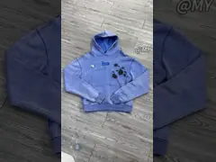 OEM Custom Contract Stitch Distressed Vintage Pullover Fleece Cotton Oversized Stone Washed Streetwe