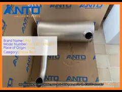 491-6057 4916057 Muffler Excavator Spare Parts Fitting For C4.4 320 GC