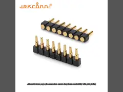 China 8P Pogo Pin Connector SMT 2A Current Brass Alloy C3604 for sale