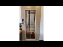 Aluminium alloy frames home traction elevator