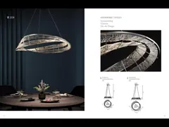 China Modern LED Ceiling Light with Crystal Glass Shade for Living Room for sale