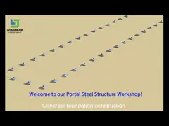 Cina Officina con struttura in acciaio personalizzata, leggera e resistente alla corrosione in vendita