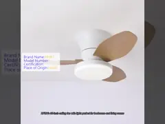 China Wholesale   35-inch Home Bedroom Living Room Ceiling Fan with Light Low Floor  Ceiling Fan for sale