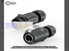 China LP-24 IP68 Waterproof Power Connector 35A 500V PA66 Nylon Circular Aviation Plug with 2-12 Pin Options for sale