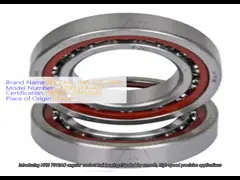 HRB 7012AC Oil Lubricated 9700R/MIN Sealed Angularly-Contact Ball Bearing For And Smooth Operation In Precision Applications