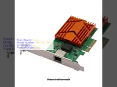 PCIe x4 Single-port RJ45 10G Ethernet Network Adapter