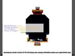 2.48 pulgadas VR Tft Display Tft Panel de LCD 1800X1920 Resolución 24 pines Dirección IC R63455