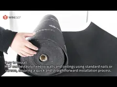 China 2mm 3mm Thick Sound Proof Mat Felt Mass Loaded Vinyl Sound Insulation Felt for sale