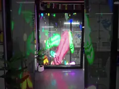 China 500*500mm Indoor LED Transparent Screen P2.6 4000-4500cd Mall LED Glass Display Window Screen Full-Color Grille Advertising Screen LED Full-Color Smd for sale