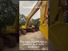 Used Komatsu PC400 Hydraulic Excavator Reliable Heavy-Duty Construction Equipment