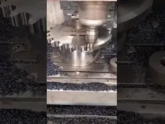 Cnc Milling Gear Machining ⚙️ #shorts