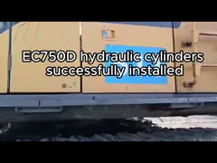 EC750D Excavator Hydraulic Cylinder successfully installed