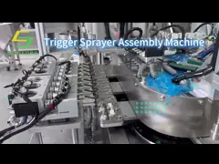 China Water Sprayer Trigger Sprayer Assembly Machine Linear Sliding Rail Conveying System Daily Necessities Assembly Machine For Precise Position for sale
