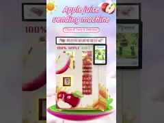 Automatic Juice Maker with 304 Stainless Steel Body and 22 Inch Touch Display for 4G WiFi Ethernet Connectivity