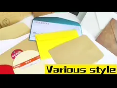 Lightweight Kraft Brown Envelopes Self Adhesive Mini Kraft Envelopes With Gummed Flap Paper