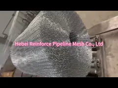 China 2.6MM Welded Galvanized  Pipeline Coating Mesh Reinforced CWC Mesh In Rolls for sale