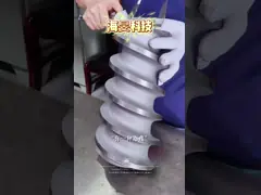 PP PE POM PVC PET Screw Elements For Co-rotating Twin Screw Plastic Machinery