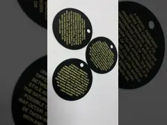 China Custom Clothing Hang Tags Clear and Customizable for Your Branding Solutions for sale